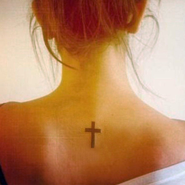 Christian Cross temporary tattoo - Religious fake tattoos - ArtWear Tattoo